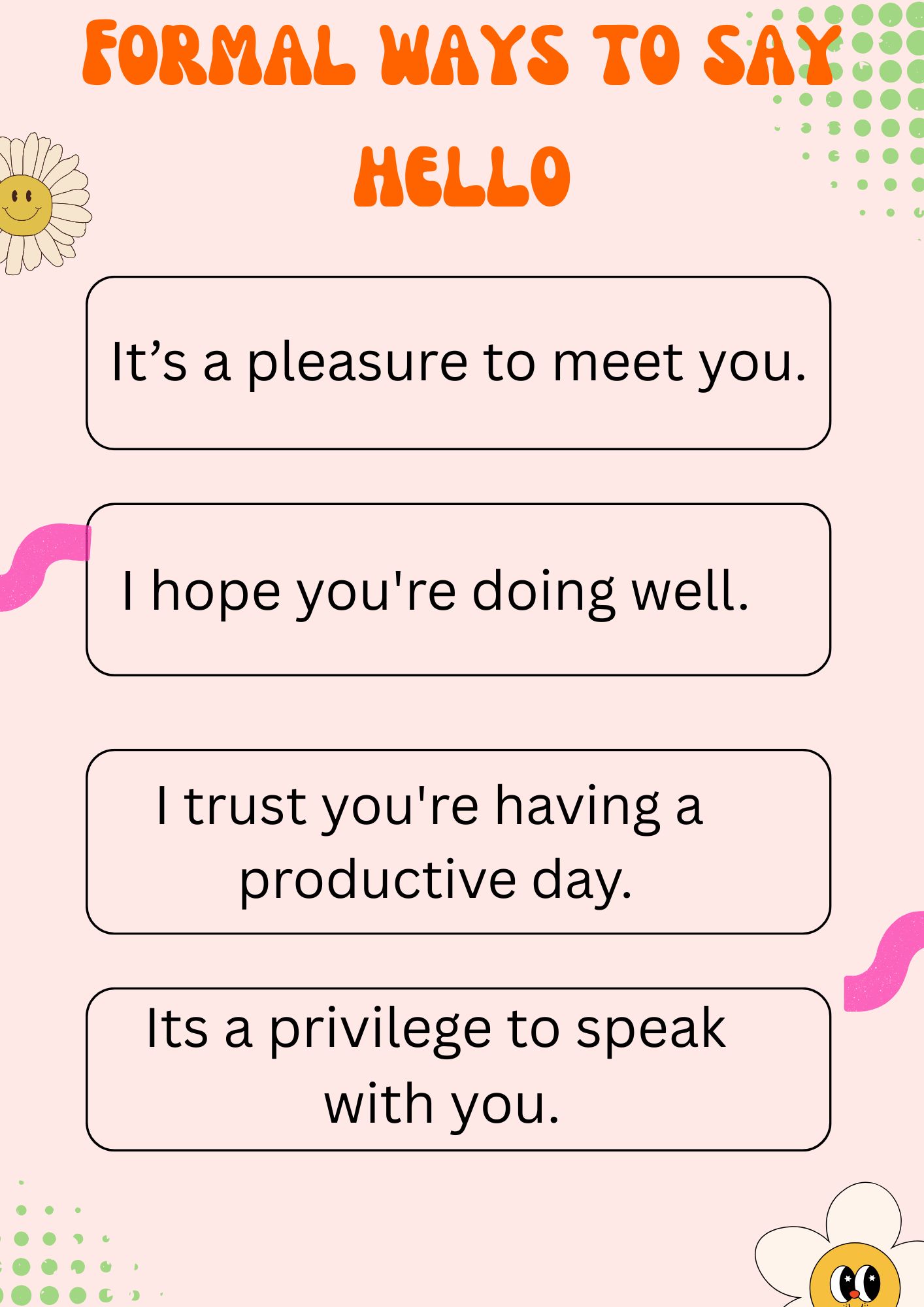 Elegant Greetings: 20 Formal ways to say Hello | 2025