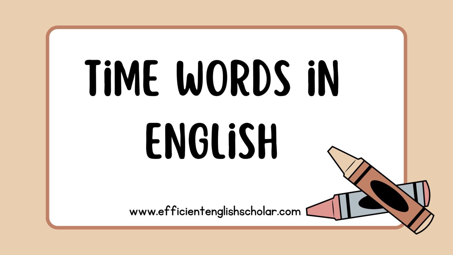 Units Of Time with their Meanings | 2025