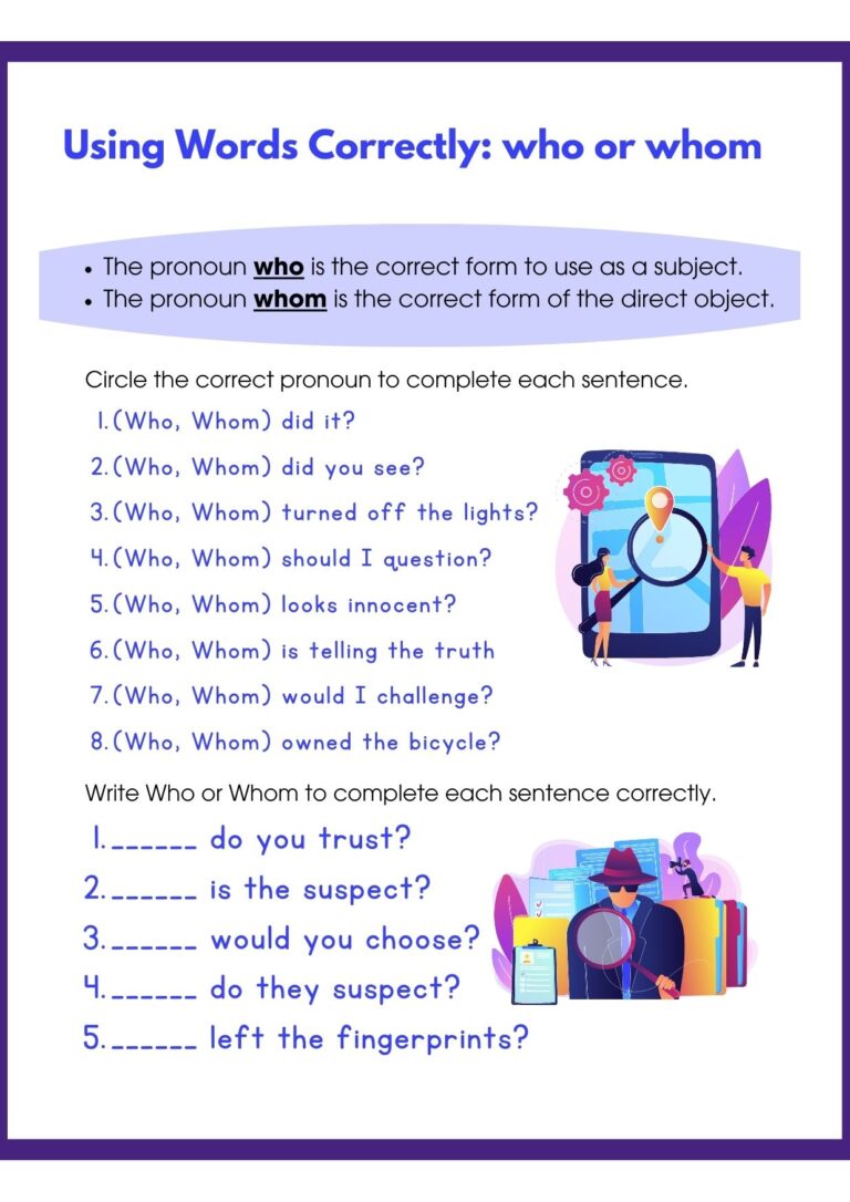 Who vs Whom Examples | Easy Guide with Rules & Sentences | 2025